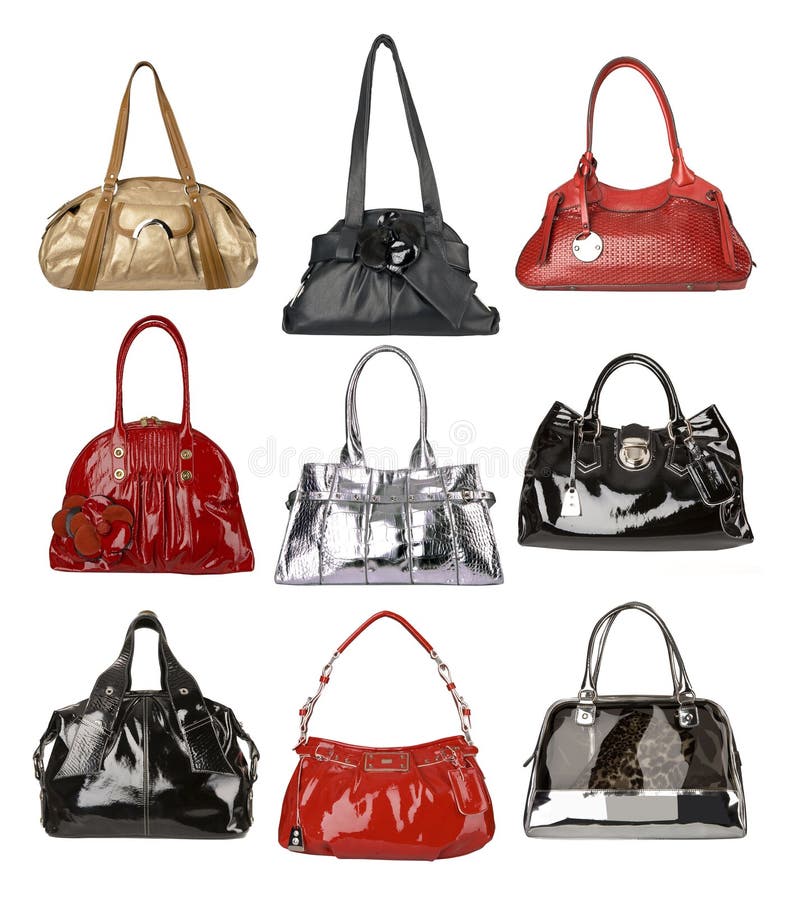 Color bag collection stock photo. Image of female, case - 24022566