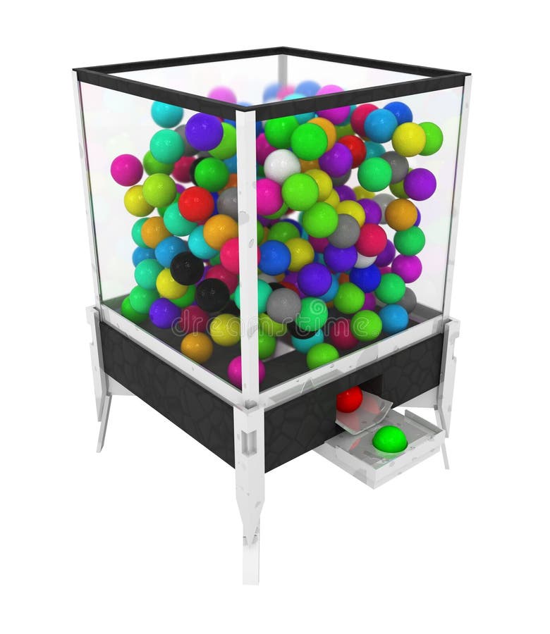 Gumball machine stock vector. Illustration of gumball - 6509225
