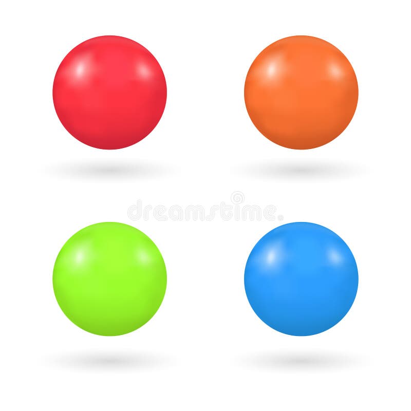 Color ball icon stock vector. Illustration of sphere - 224737250