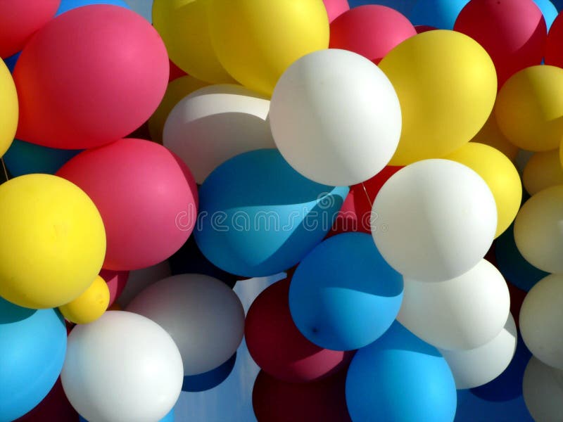 Color balloons stock photo. Image of balls, decoration - 2664426