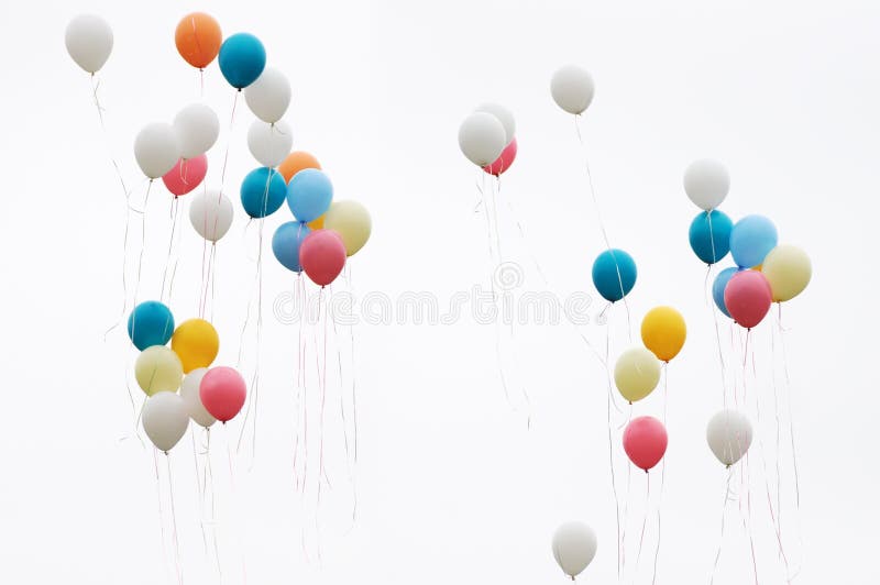 Color balloons stock photo. Image of balloon, celebration - 29498636