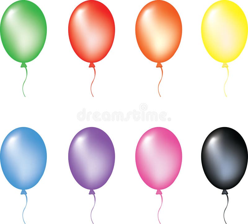Color Balloons Picture. Image: 5848887