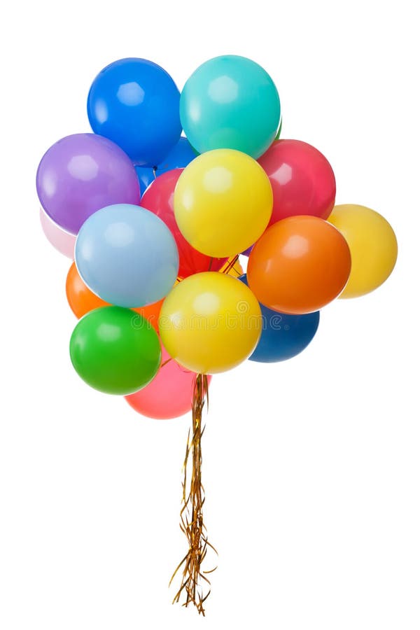 Primary Colored balloons stock image. Image of happy, birthday - 3259153