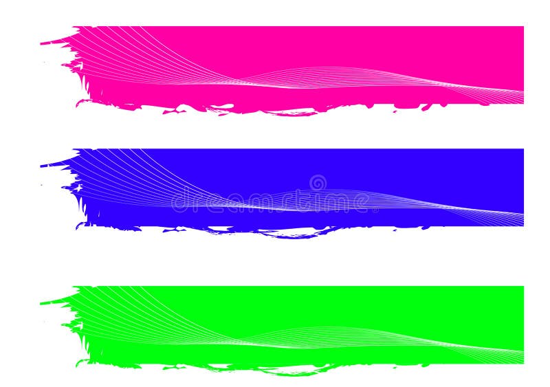 Color banner stock vector. Illustration of decoration - 7834909