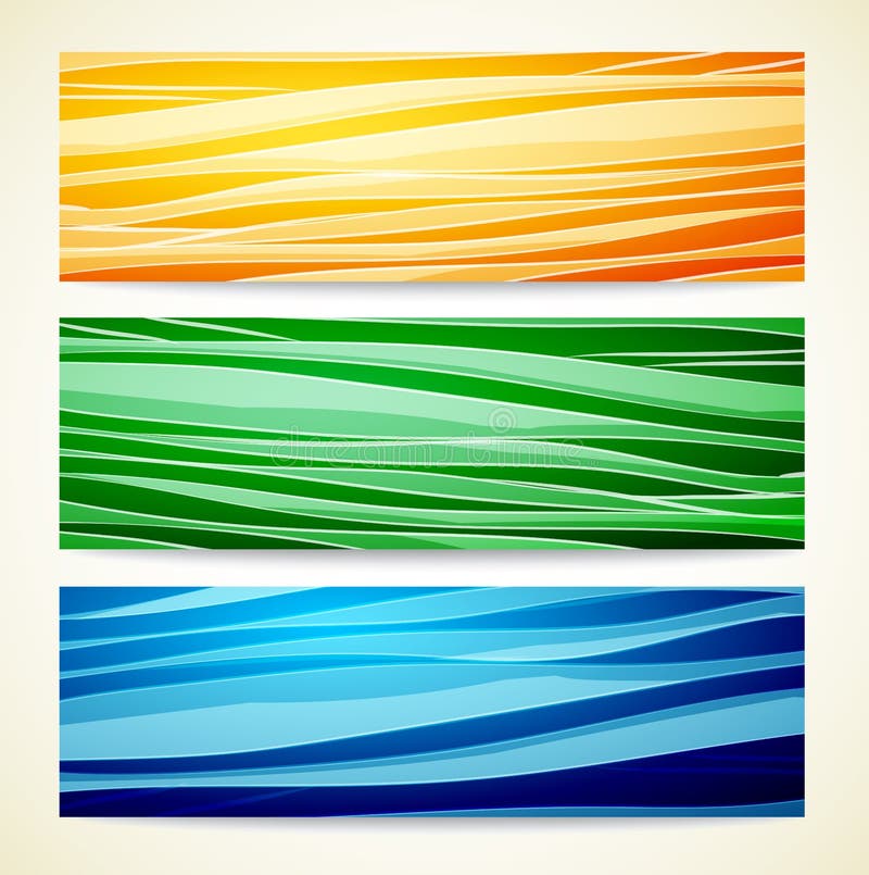 Color Banners Set stock vector. Illustration of cool - 28363670