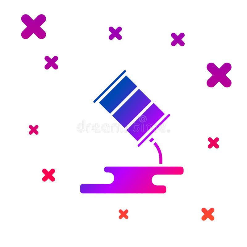 Two Color Barrel Vector Icon from Industry Concept. Isolated Blue ...