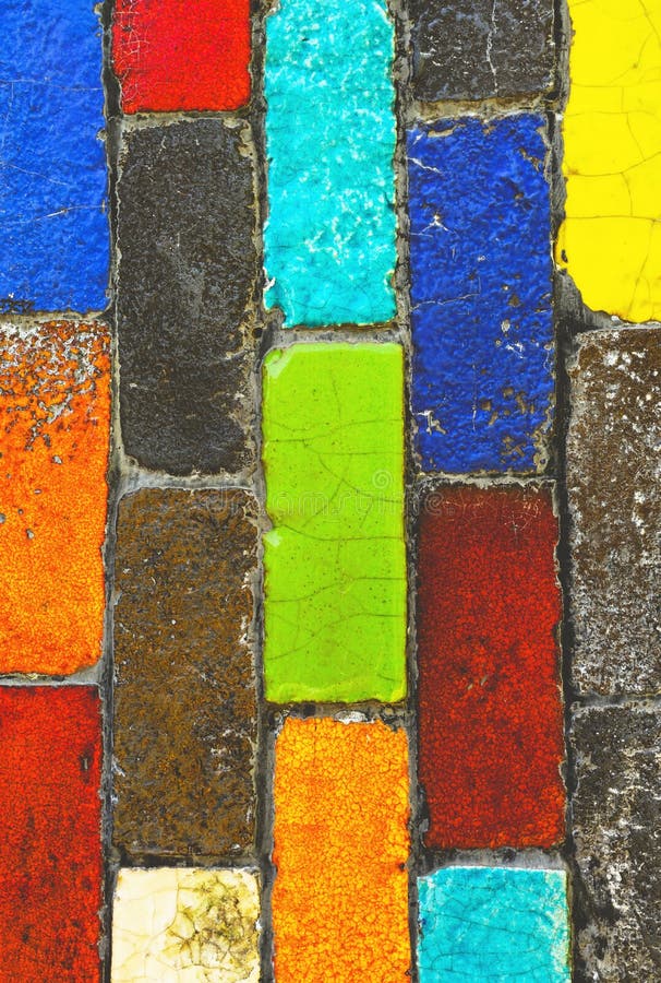 Color Bars, Color Bricks Background Stock Image - Image of abstract ...