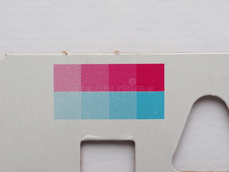 Color Bars for Print Quality Control Stock Photo - Image of trim ...
