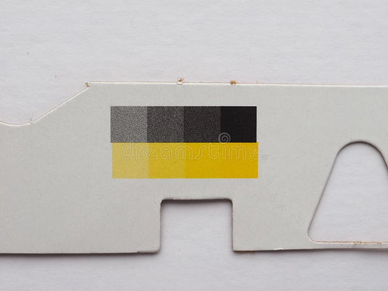 Color Bars for Print Quality Control Stock Photo - Image of cardboard ...