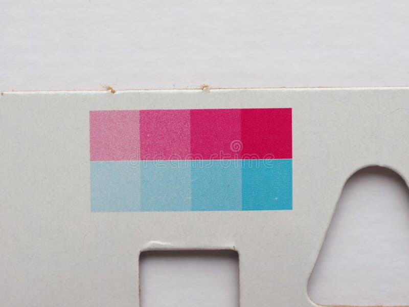 Color Bars for Print Quality Control Stock Photo - Image of mark, print ...