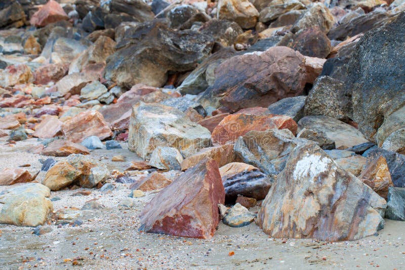 The color of beach rocks stock photo. Image of color - 70251888