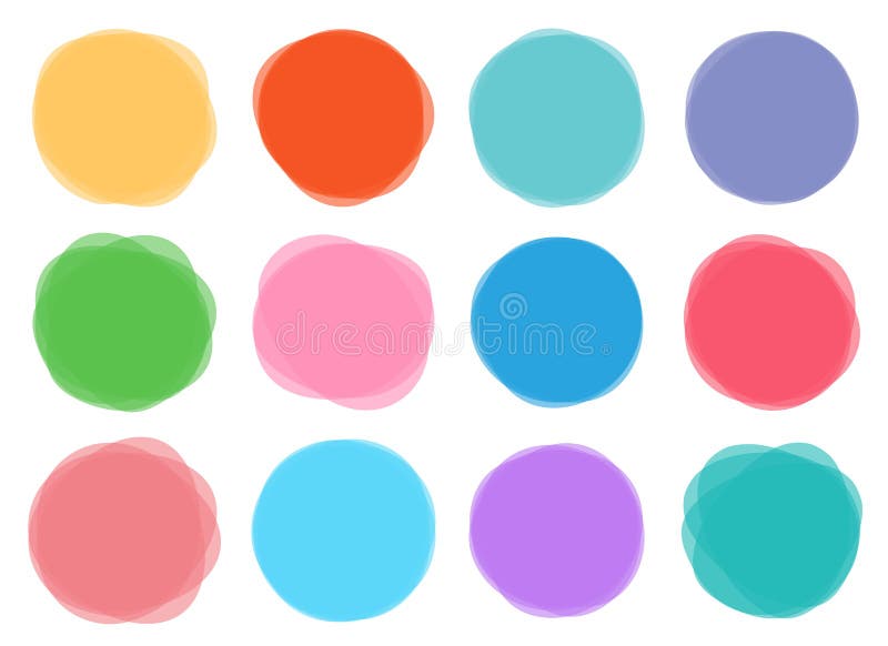 Color Blob Banner Vector Illustration Isolated on White 3 Stock ...