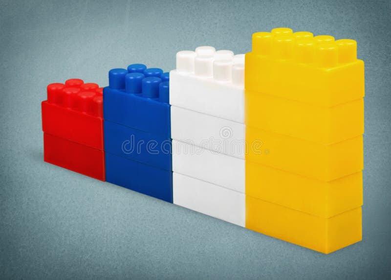 Color blocks stock photo. Image of blank, ladder, infochart - 118537282