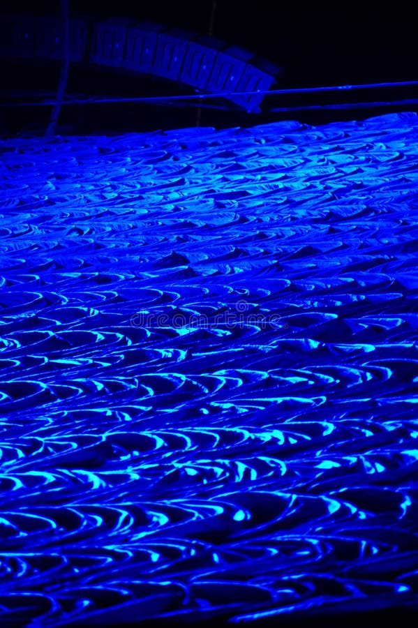 The Color Blue, Associated with Cold and Sadness Stock Photo - Image of ...