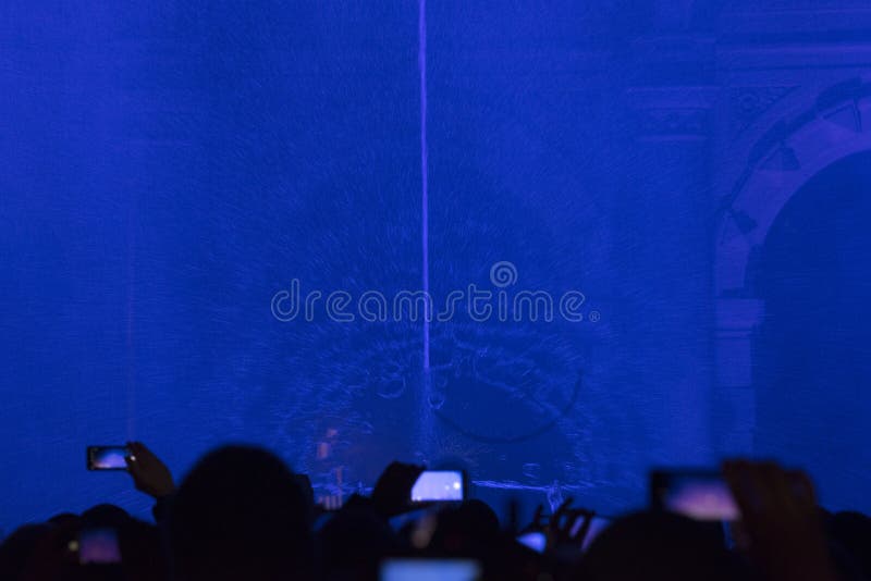 The Color Blue, Associated with Cold and Sadness Stock Image - Image of ...