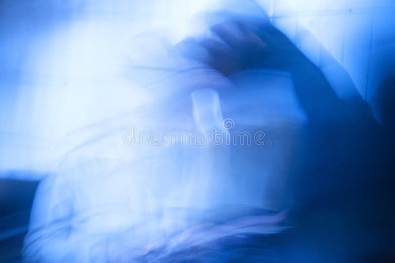 The Color Blue, Associated with Cold and Sadness Stock Photo - Image of ...