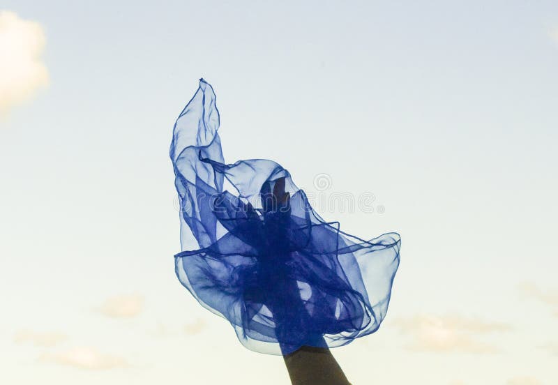 The Color Blue, Associated with Cold and Sadness Stock Photo - Image of ...