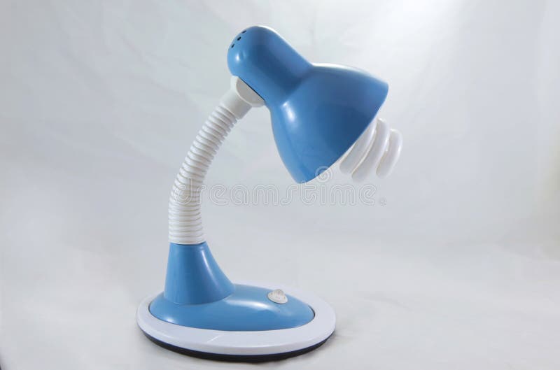 Color blue lamp isolate stock image. Image of furniture - 48282695