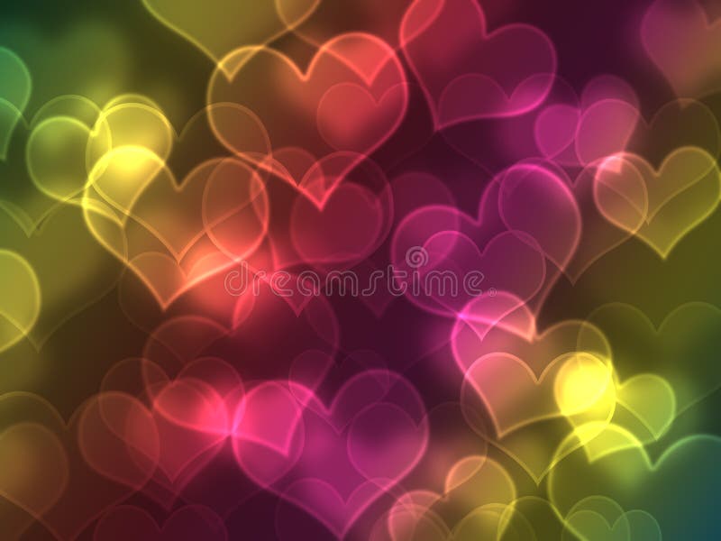 Color Bokeh Against a Dark Background for Use at Graphic Design. Stock ...