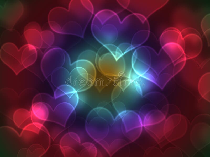 Color Bokeh Against a Dark Background for Use at Graphic Design. Stock ...