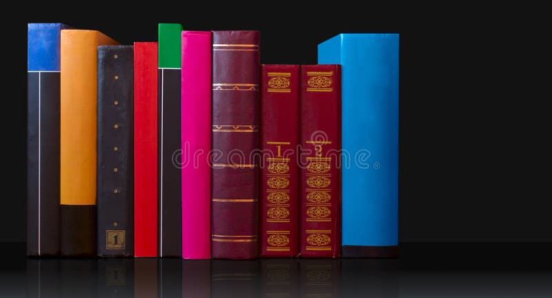 Color books stock image. Image of bookshelf, books, education - 18404671