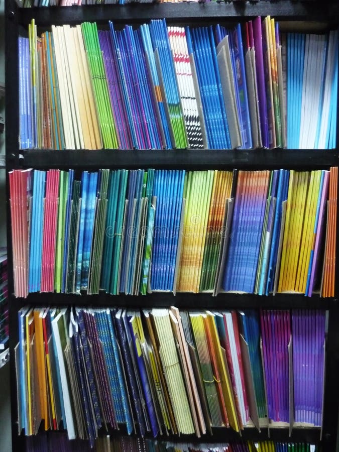 The color books. stock image. Image of book, bookshelf - 81497857