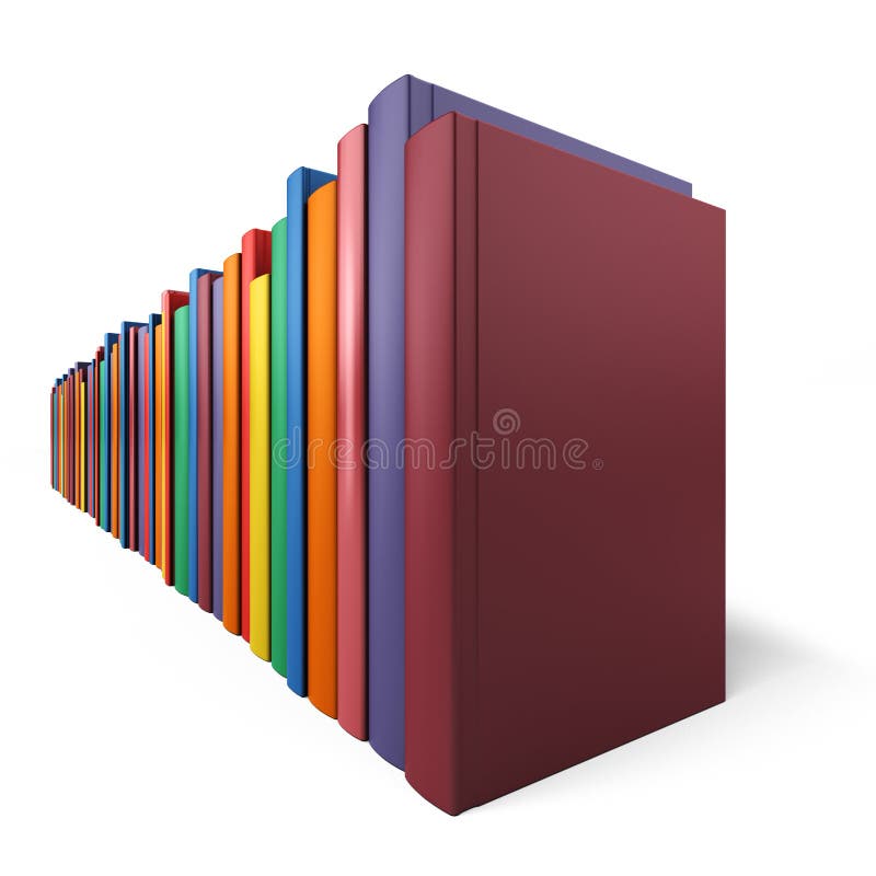 Color Books In Line Picture. Image: 57455541