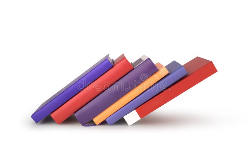 Color books in row stock image. Image of read, books - 126695593