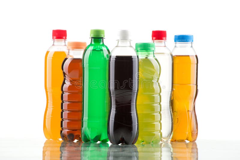 Color Bottle Isolated on a White Stock Image - Image of healthy, color ...