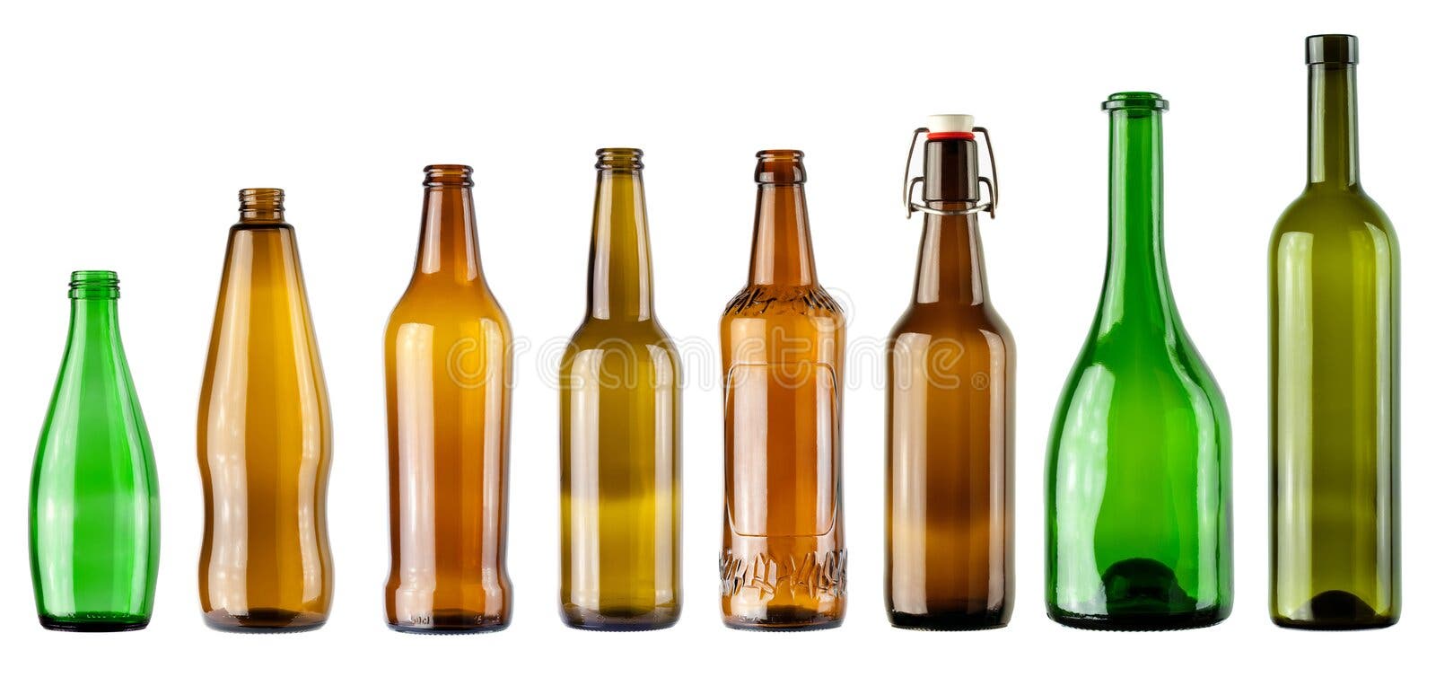 Bottles stock image. Image of clean, shape, brandy, green - 21343257