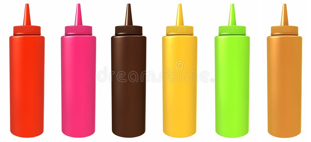 Different Colored Bottles Stock Illustrations – 1,278 Different Colored ...