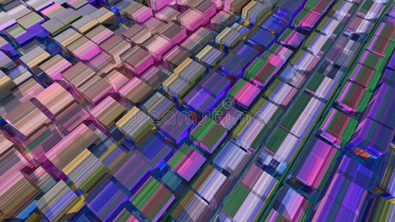 Color Box Background. 3d Illustration Stock Illustration - Illustration ...