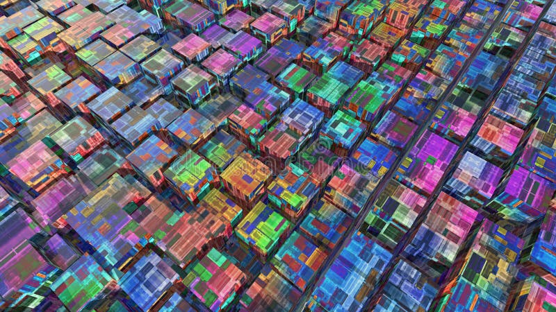 Color Box Background. 3d Illustration Stock Illustration - Illustration ...