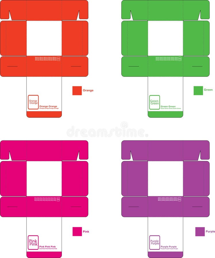 Color Box Pattern Set1 Stock Illustrations – 2 Color Box Pattern Set1 ...