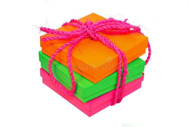 Color boxes stock photo. Image of color, present, ribbon - 8562232