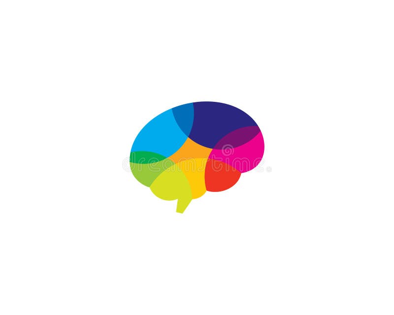 Color Brain Logo Icon Design Stock Vector - Illustration of graphic ...