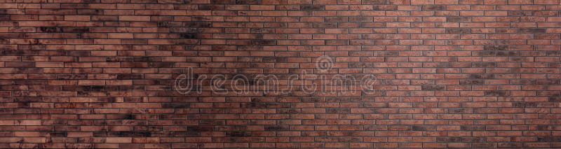 Color Brick Wall As Background, Banner Design Stock Photo - Image of ...