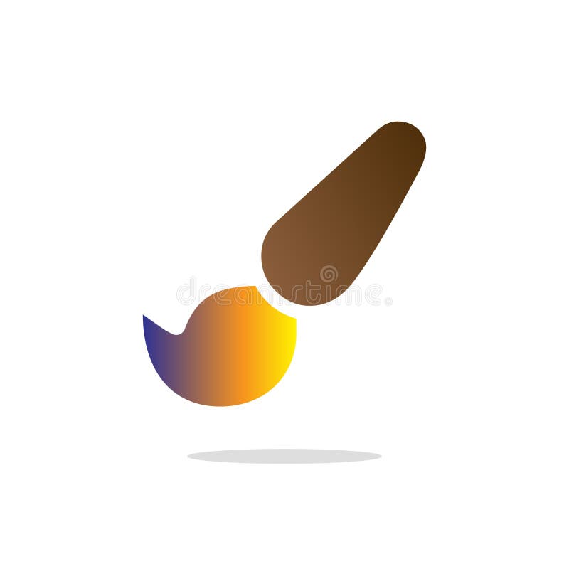 Color brush icon stock vector. Illustration of blue - 169411965