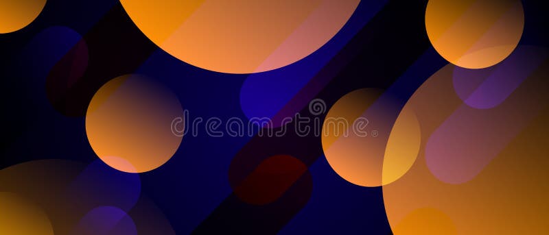 Color Bubbles on Dark Background. Modern Abstract Texture Stock Vector ...