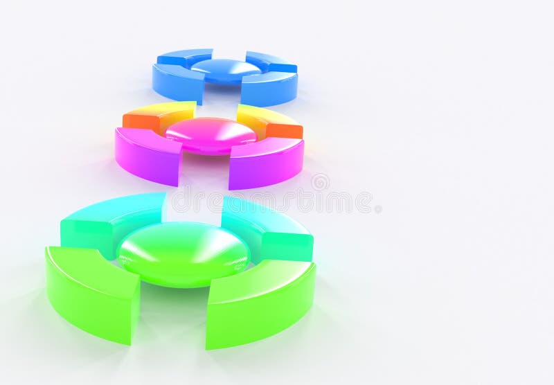 Three List Infographic Template Design. Business Concept Infograph with ...