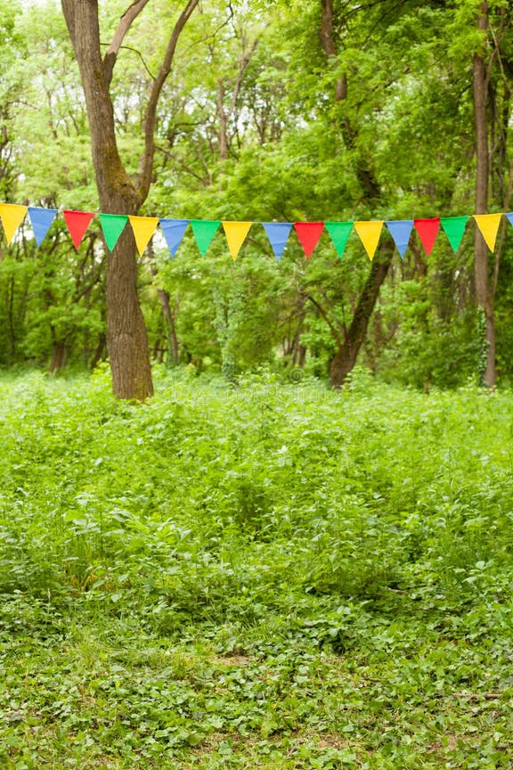 Color bunting flags stock image. Image of bunting, flags - 82552995