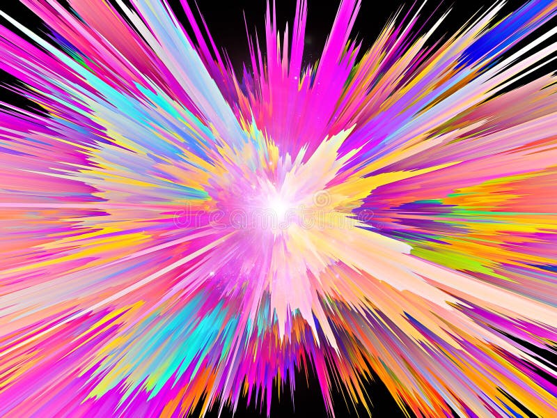 Color Burst stock illustration. Illustration of abstract - 129385503
