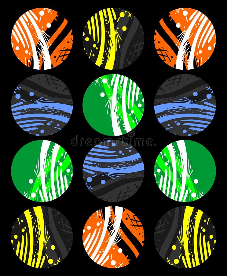 Color button stock vector. Illustration of parts, artistic - 227688908