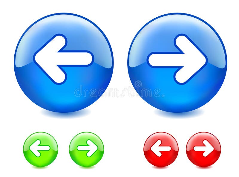 Color buttons stock vector. Illustration of navigation - 4326085