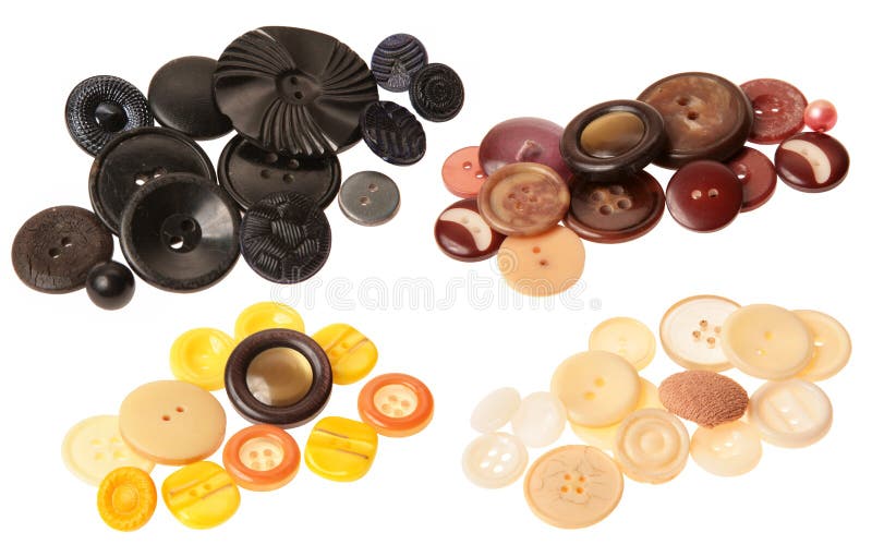 Color buttons stock image. Image of assortment, brown - 5450683