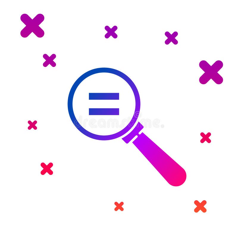 Color Calculation Icon Isolated on White Background. Gradient Random ...