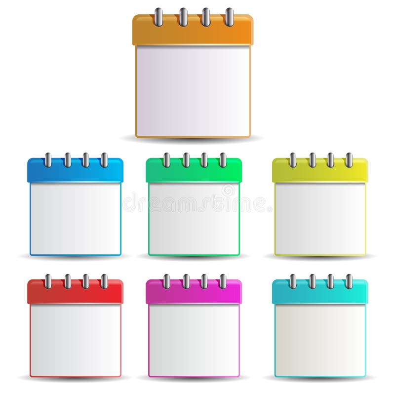 Color Calendar Stock Illustrations – 138,373 Color Calendar Stock ...