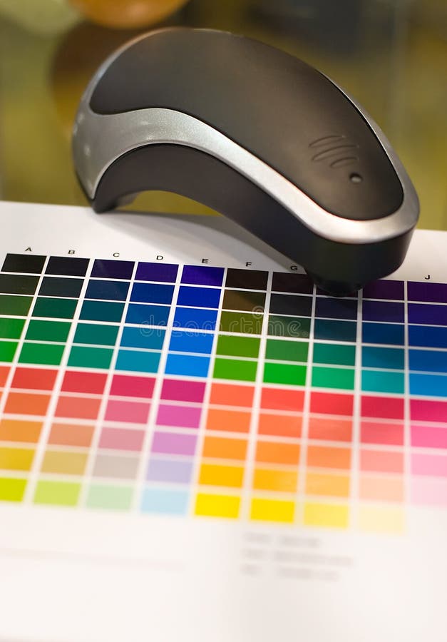 Creating Printer Color Profile Stock Image - Image of cmyk, precision ...