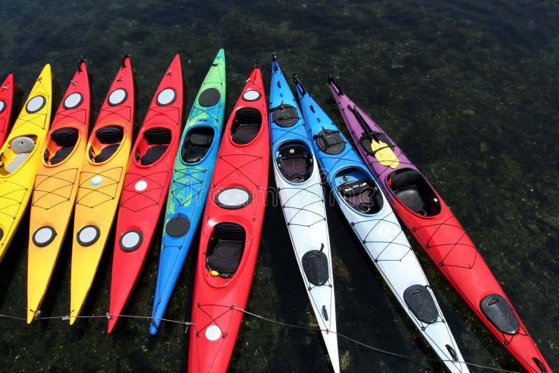 Color Canoes stock photo. Image of still, journey, canoe - 963518