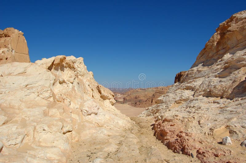 Color canyon in Egypt stock photo. Image of nature, excursion - 7243568